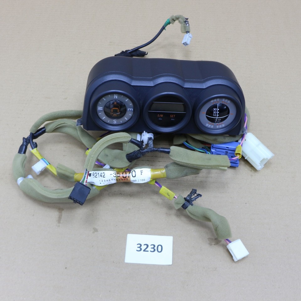 Toyota FJ Cruiser 2007-2012 OEM Dash Meter Inclinometer Compass Gauge ...