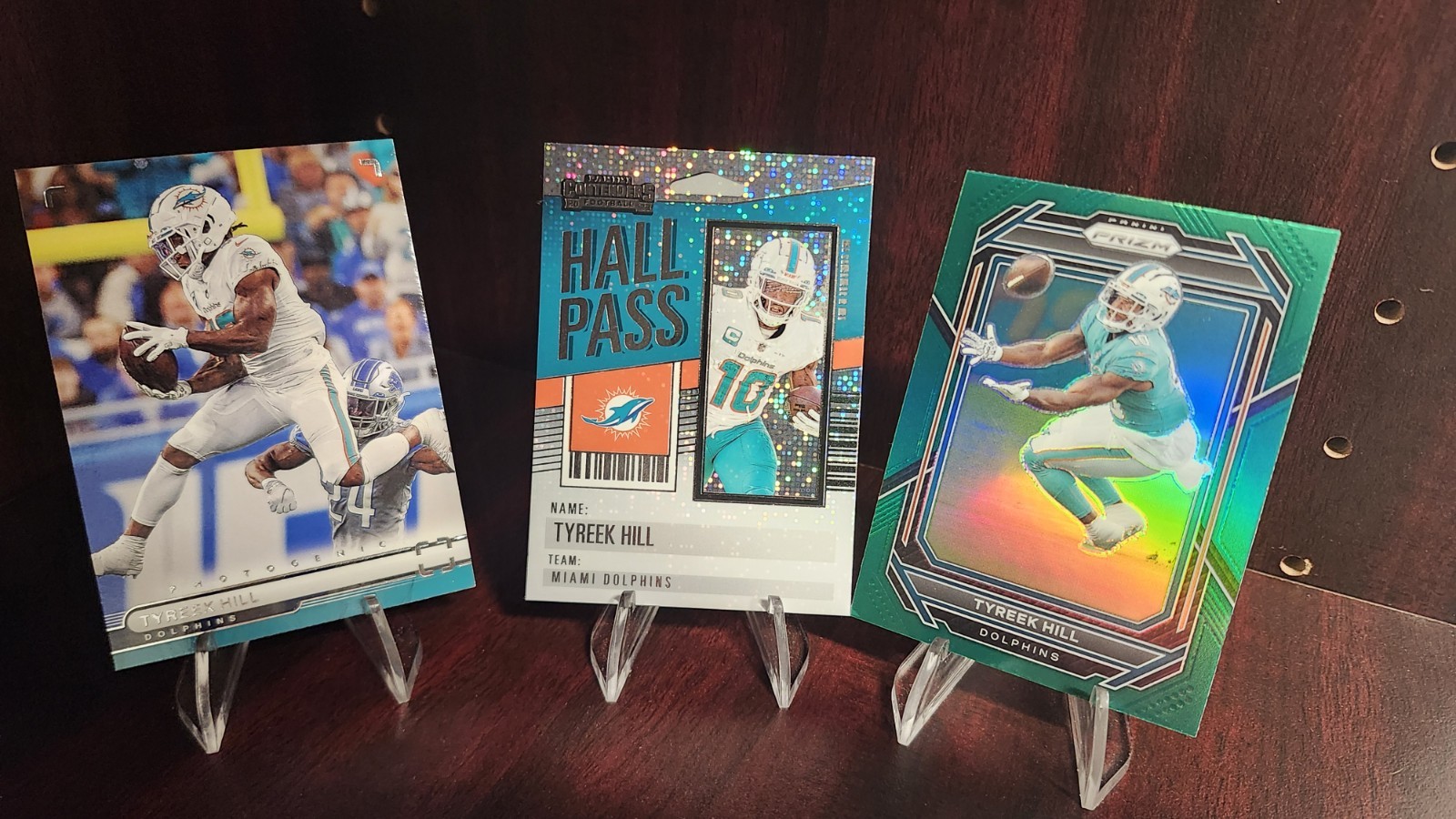 Tyreek Hill Miami Dolphins Football Card Collection Set of 3 | eBay