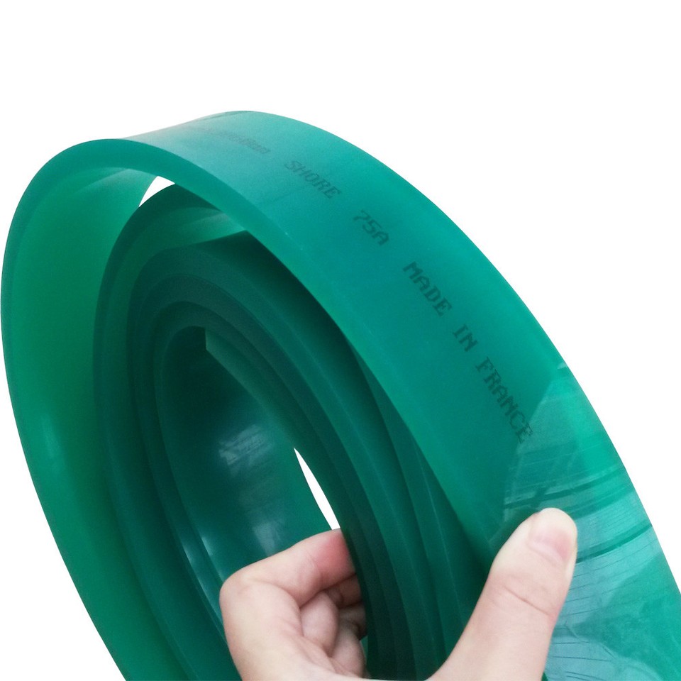 70 Durometer Squeegee Blade Silk Screen Printing 6FT Rubber Blade Roll ...