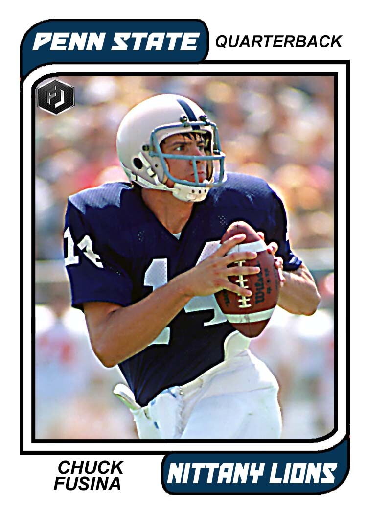 ACEO CHUCK FUSINA PENN STATE NITTANY LIONS CUSTOM HAND MADE ART CARD | eBay