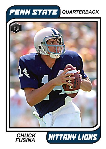 ACEO CHUCK FUSINA PENN STATE NITTANY LIONS CUSTOM HAND MADE ART CARD | eBay