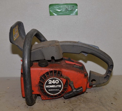 Homelite Model 240 vintage chainsaw firewood tool parts or repair N12 ...