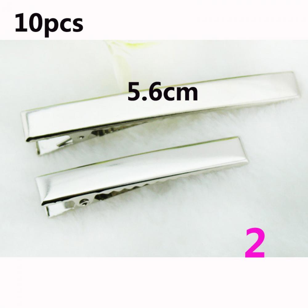 10PCS Hot Sell Single Prong Hair Clips Metal Flat Hairpin | eBay