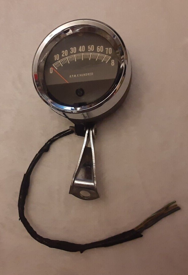 1960s Vintage RAC Tachometer 8K 8,000 RPM 63003580 Column Mount #7062 ...