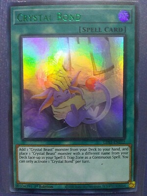 Crystal Bond (Green) Yu-Gi-Oh Legendary Duelist S1 LDS1-EN112 Ultra ...