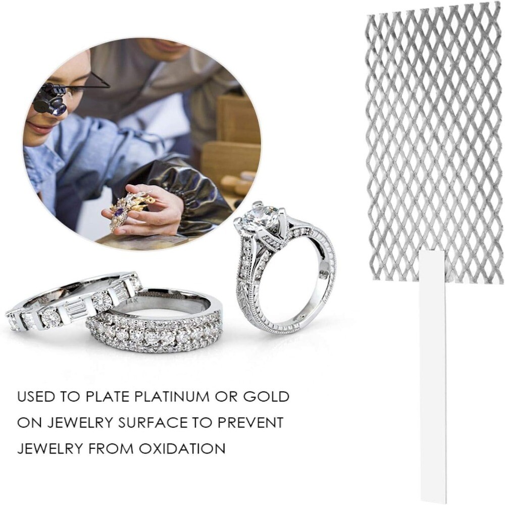 Metal Tools Electroplated Titanium Mesh Gold and Silver Plating | eBay