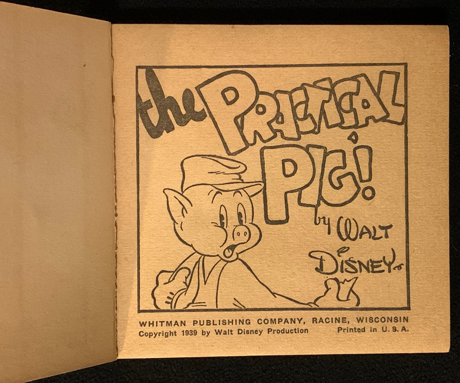 1939 Walt Disney Book The Practical Pig Ultra Rare | eBay