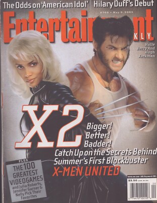 Entertainment Weekly May 9, 2003 - X2 X-Men United - Hugh Jackman ...