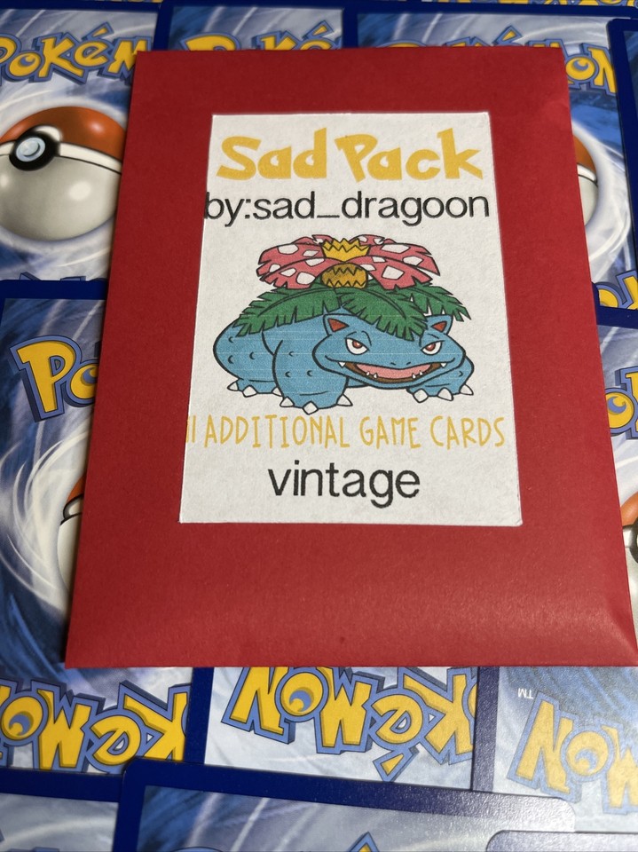 Pokémon God Pack! 1st Edition Vintage WOTC 11 Booster Card Sad Pack ...