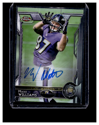 2015 Topps Chrome #165 Maxx Williams Rookie Autographs | eBay
