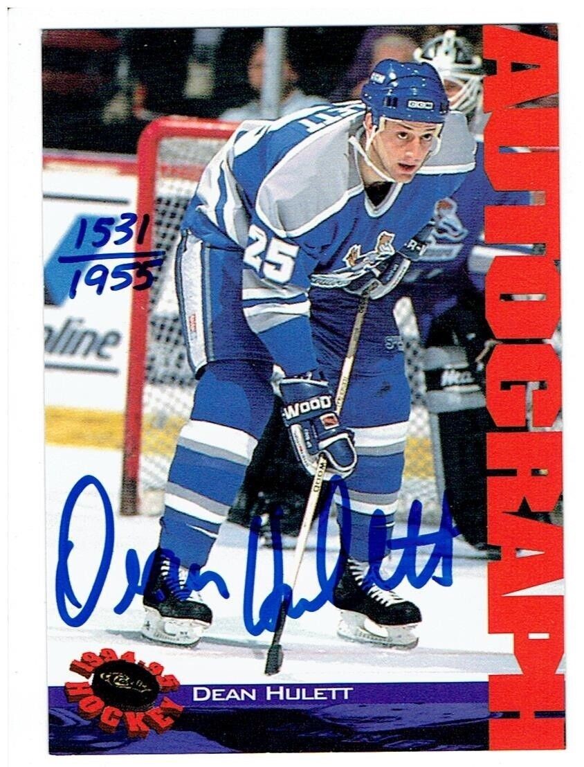 Dean Hulett 1994 Classic Autograph Card | eBay