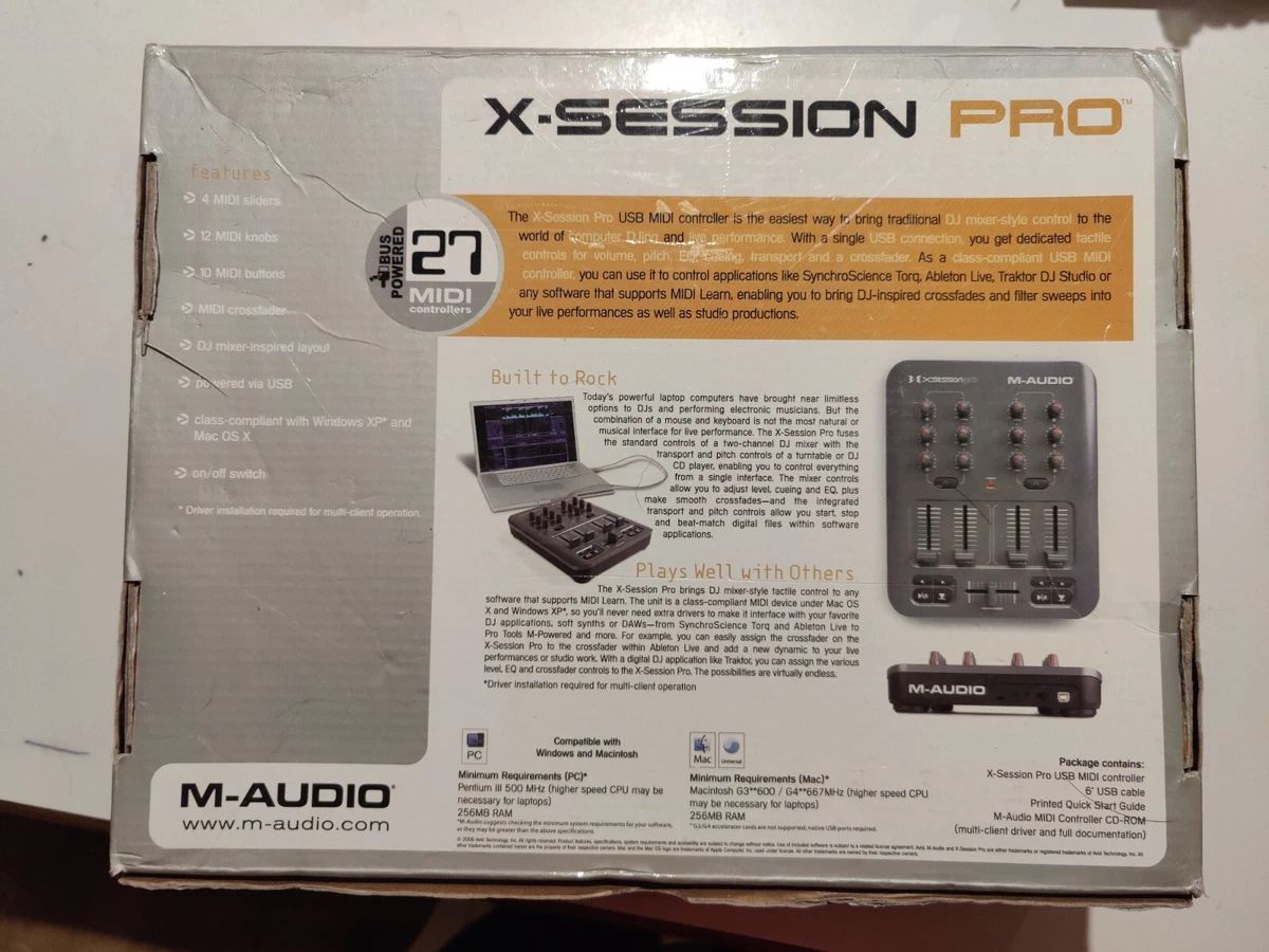 M Audio X Session