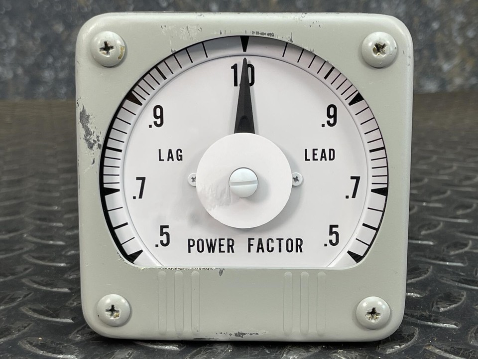 A&M Instruments 1014 3 Type Power Factor Panel Meter (Steam Punk) | eBay
