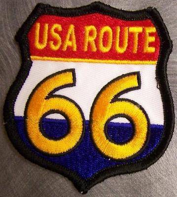 Embroidered Novelty Patch Route 66 America's Main Street NEW The Mother ...