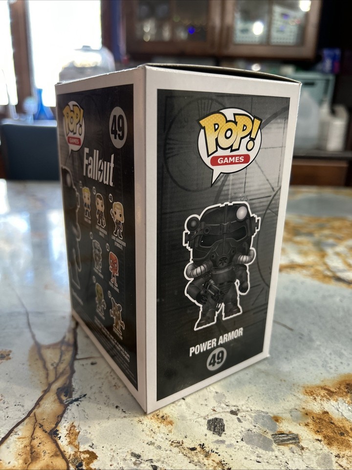 Funko Pop Fallout Power Armor Black #49 GameStop Exclusive CIB Sealed ...