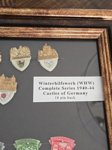 Original WW2 WWII German pin Complete series badges WINTERHILFSWERK ...