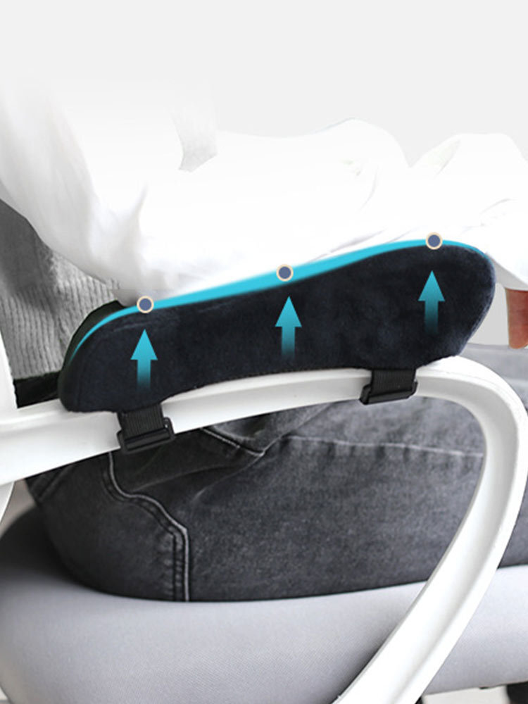 Armrest Pad Elbow Pillow Comfortable Support Cushion Memory Foam Office ...