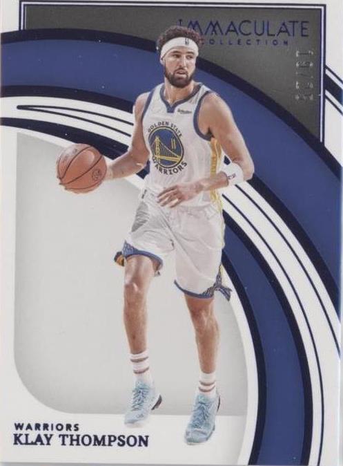 2021-22 Panini Immaculate Collection - Klay Thompson #9 Blue /25 for ...