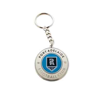 AFL Round Key Ring - Port Adelaide Power - Keyring - Aussie Rules ...