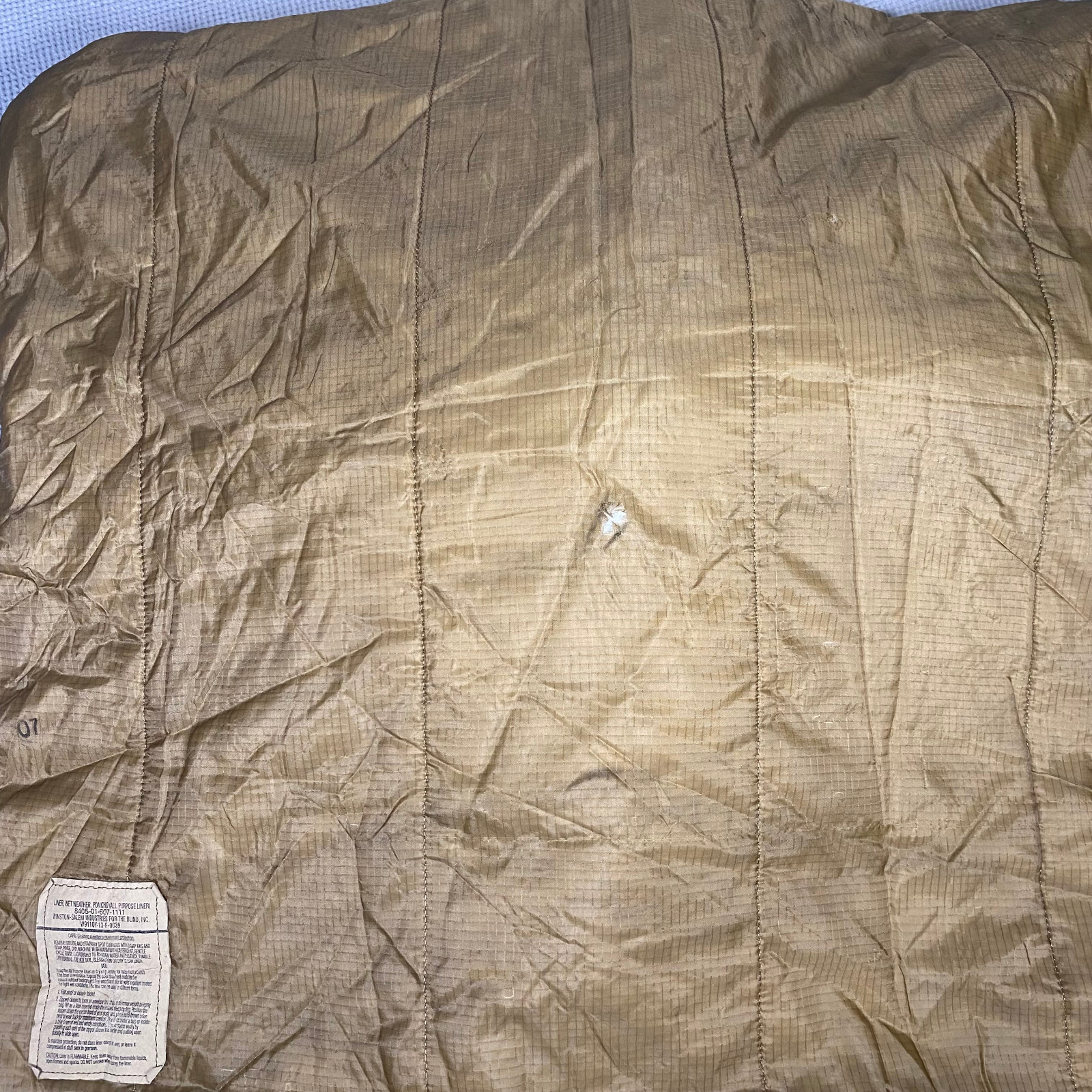 USMC Poncho Liner Woobie w/ Zipper MARPAT USGI Sleeping Bag - FAIR ...