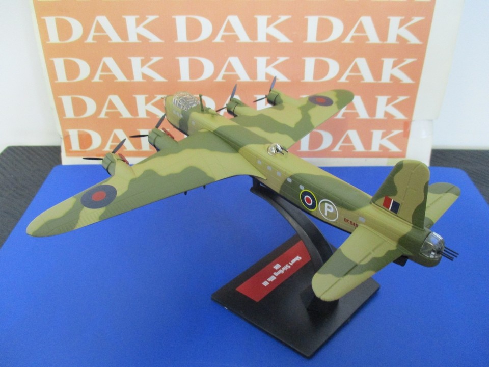 Die cast 1/144 Modellino Aereo Aircraft Short Stirling MKIII BK 649 RAF ...