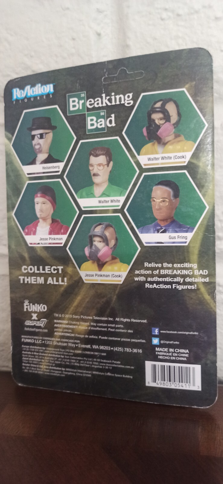 Funko ReAction Figures Breaking Bad Gus Fring 2015 (DAMAGED BOX) | eBay