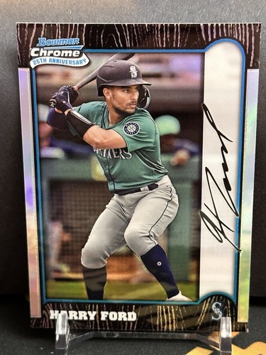 2024 25TH ANNIVERSARY REFRACTOR HARRY FORD Seattle Mariners #BC25-24 | eBay