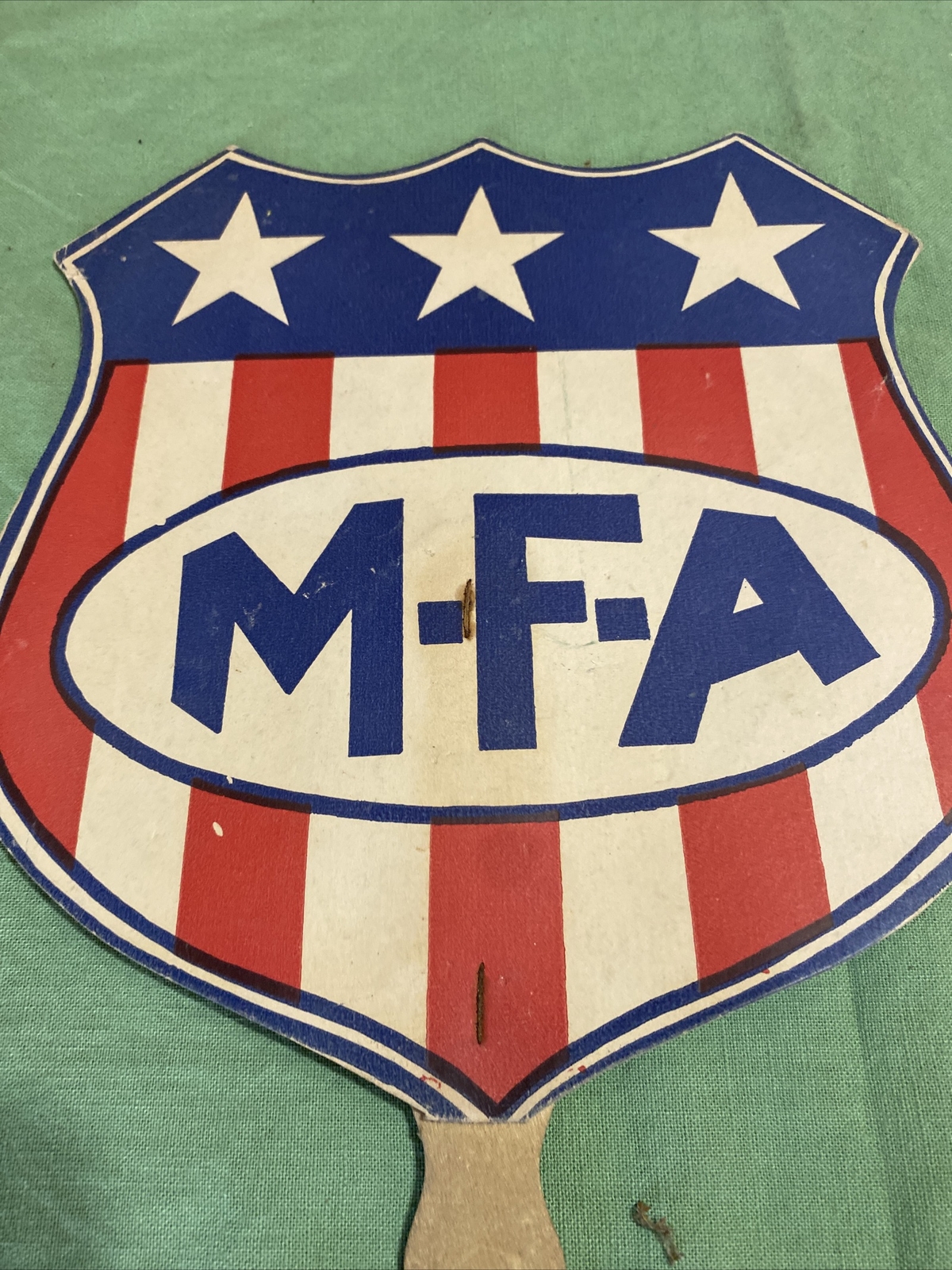 Antique MFA HAND FAN 1940-1950 | eBay