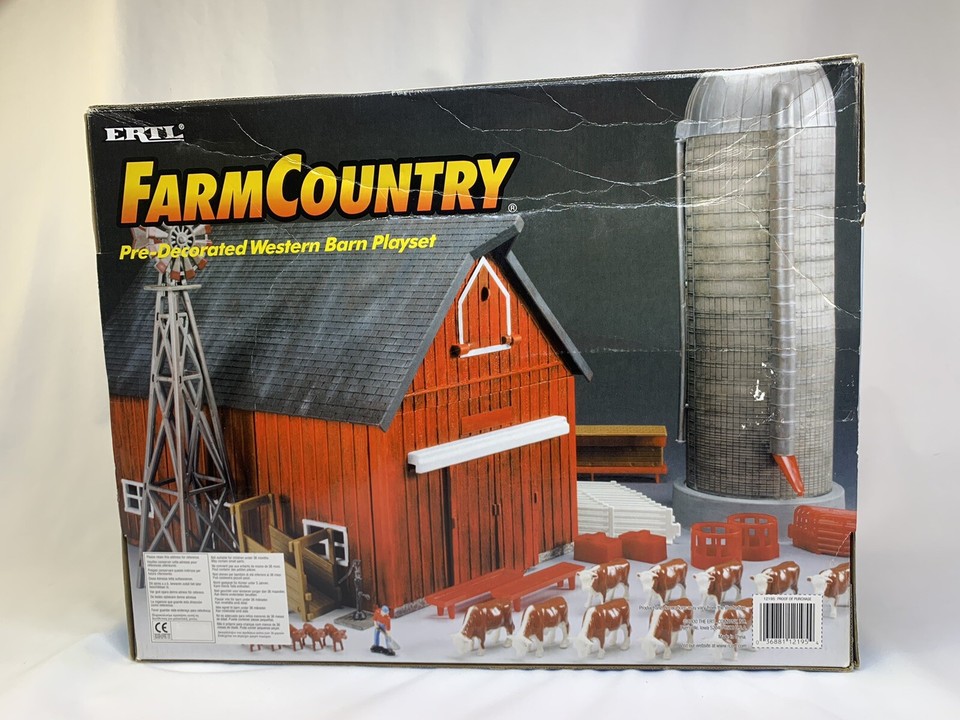 1/64 Ertl Farm Country Toy Western Barn Playset | eBay
