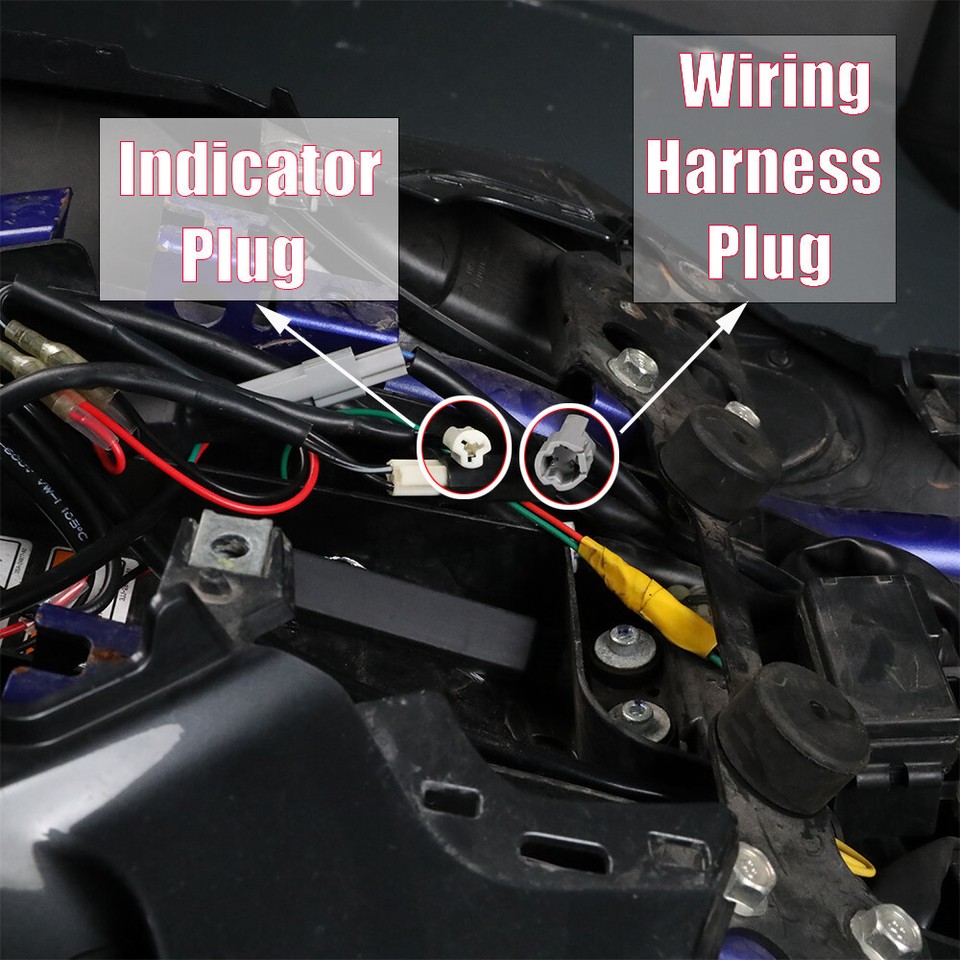Turn Signal Light Adapter Plug Connector Wire For YAMAHA YZF R25/R3/R6S ...
