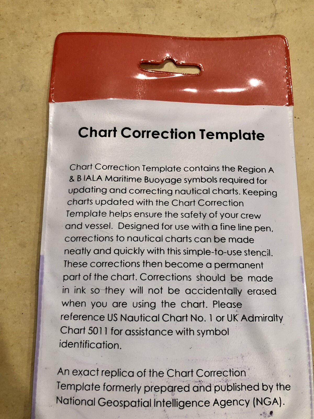 Chart Correction Template