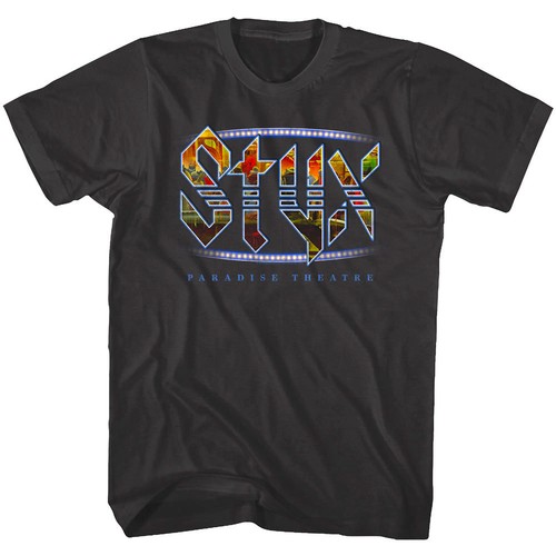Styx Paradise Theater Album Cover Men's T Shirt Rock Band Concert Tour ...