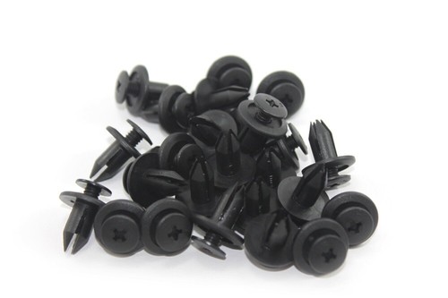 25 Pack 6mm M6 Motorcycle Fairing Plastic Screw Rivet Clips Yamaha ...