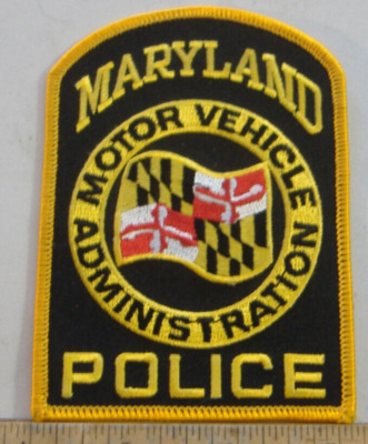 MARYLAND MOTOR VEHICLE ADMINISTRATION POLICE MARYLAND POLICE FABRIC ...