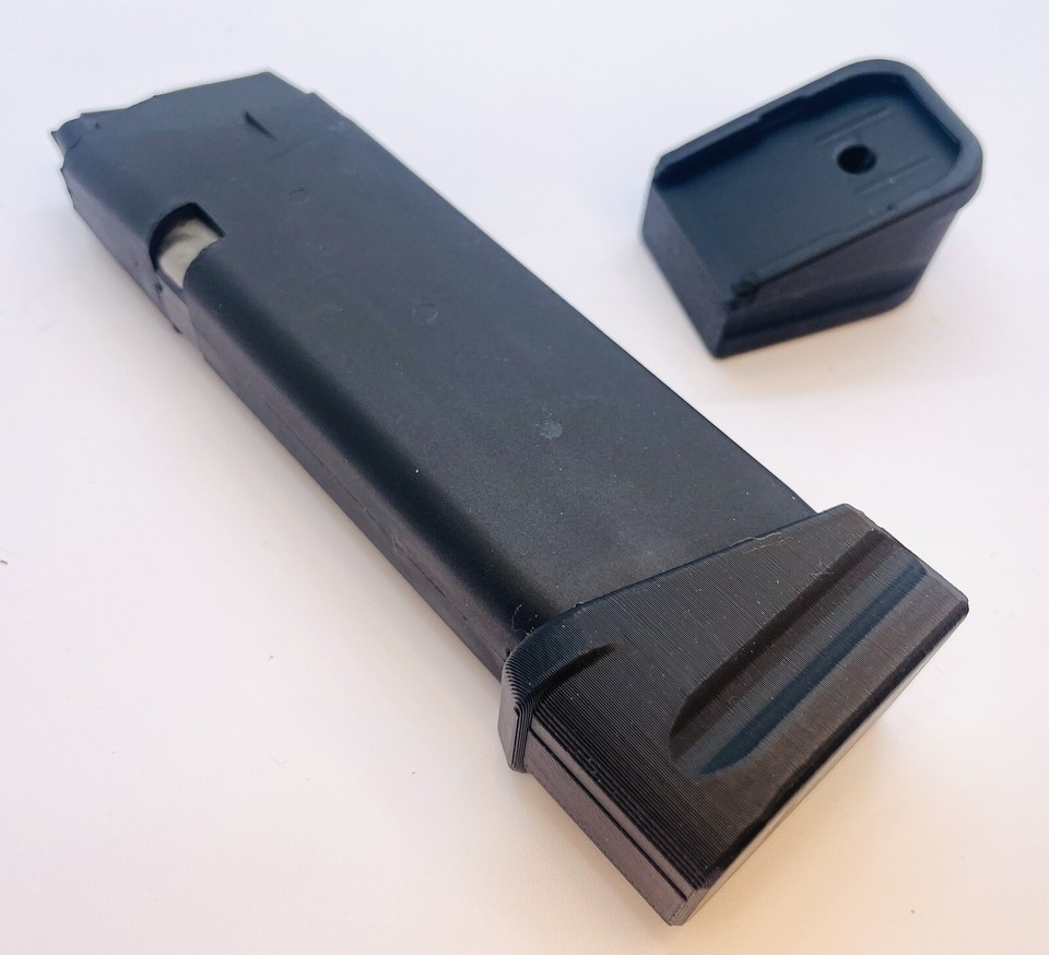 2-Pack Magazine Base Pad +0 Fits Glock .45 cal 10mm 20 21 29 40 41 USA ...