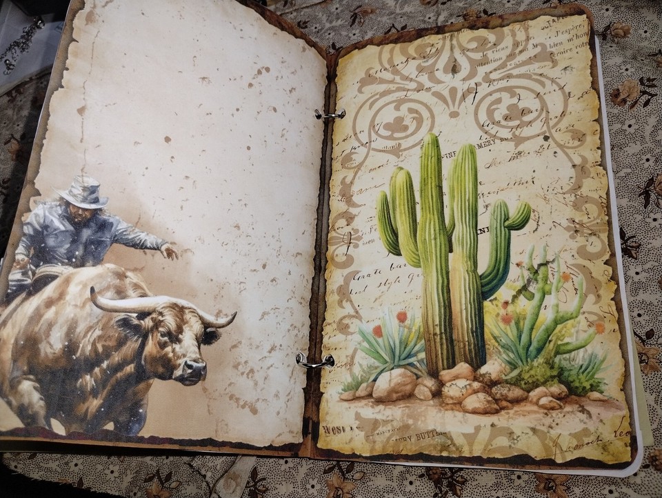 Cowboy Western Junk Journal USA Seller | eBay