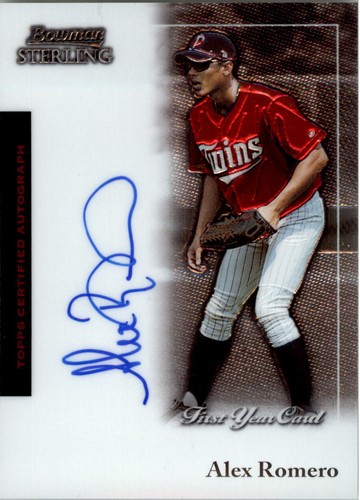 2004 Bowman Sterling #AR Alex Romero FY AU RC Auto | eBay