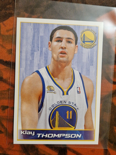 KLAY THOMPSON 2012-13 Panini NBA Sticker Collection European ROOKIE ...