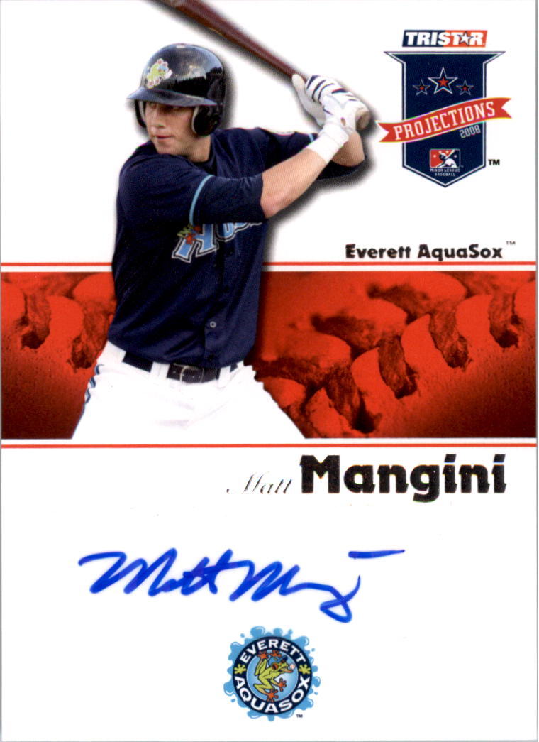 2008 TRISTAR PROjections Autographs #304 Matt Mangini Auto - NM-MT | eBay