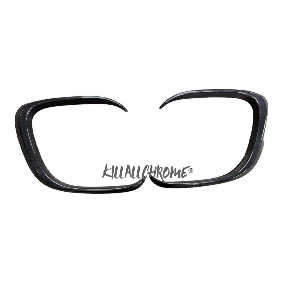 MINI Gloss Black JCW Bumper Canards F55 F56 F57 Duct Surround John ...