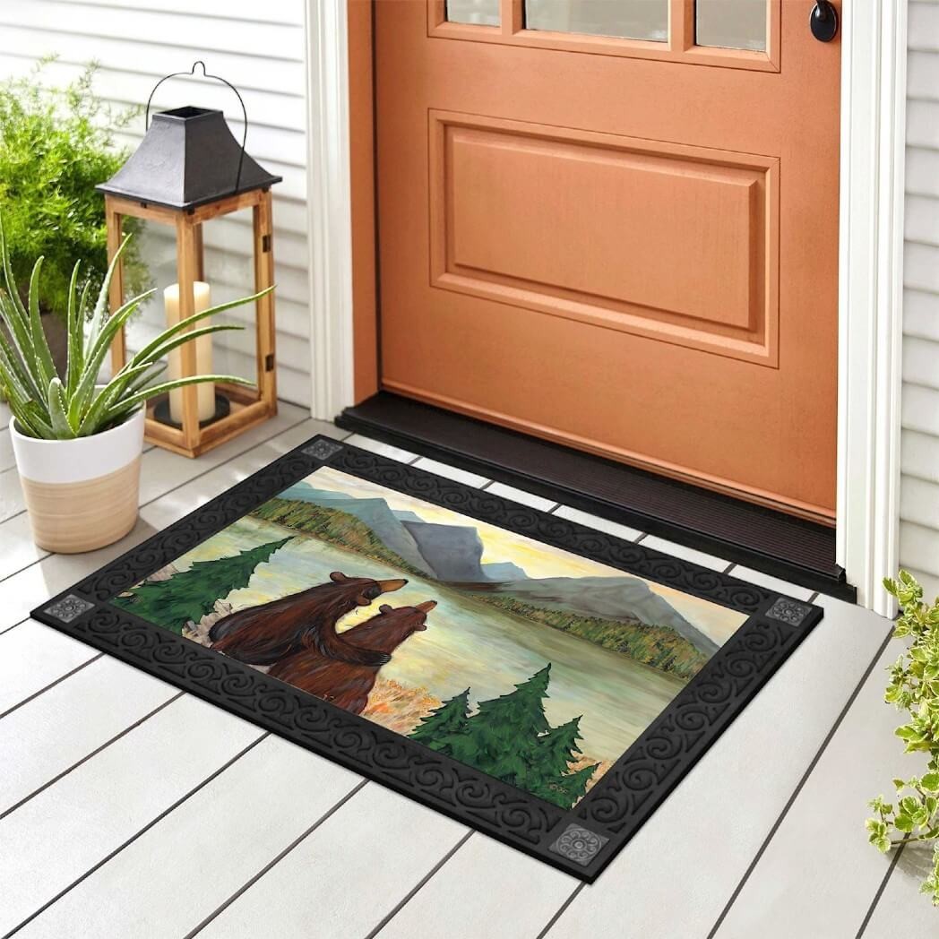 Studio M MatMates Doormat, Bearfoots, Sunset Bears MatMate | eBay