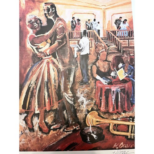 Vintage Print, Artist Approved and Signed, H. Craig, Dancing ...