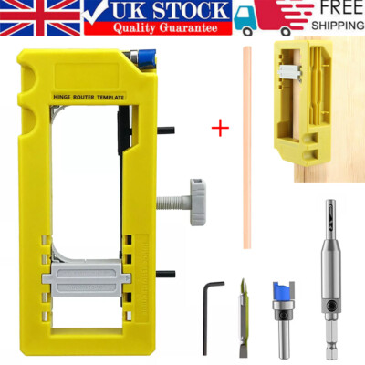 Door Hinge Routing Jig Stable Easy Installation Adjustable Door Hinge ...