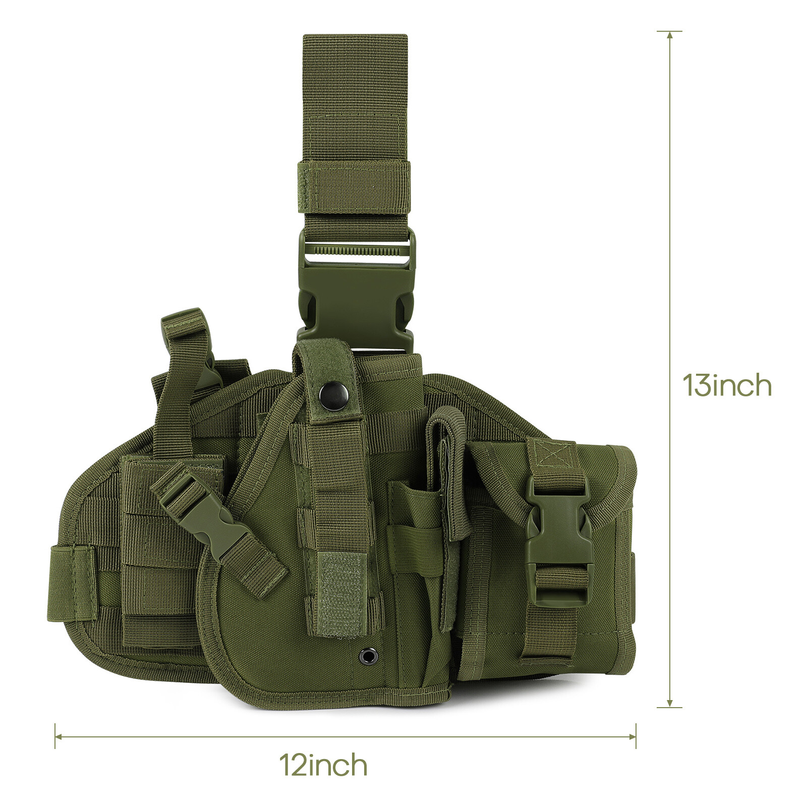 Adjustable Tactical Right Drop Leg Holster Pistol Gun Thigh Holster ...