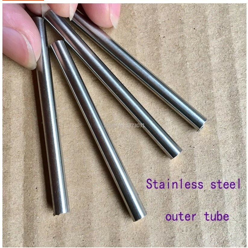 Knife Handle PINS Mosaic Pin Brass Steel Rivets 9cm Length 4mm Diameter ...