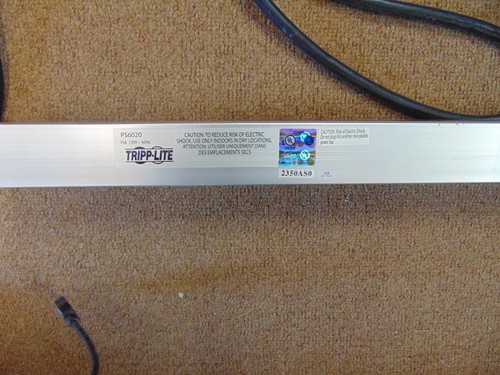 Tripp Lite PS6020 60-inch 20-Outlet Vertical 120-Volt Power Strip, 15 ...