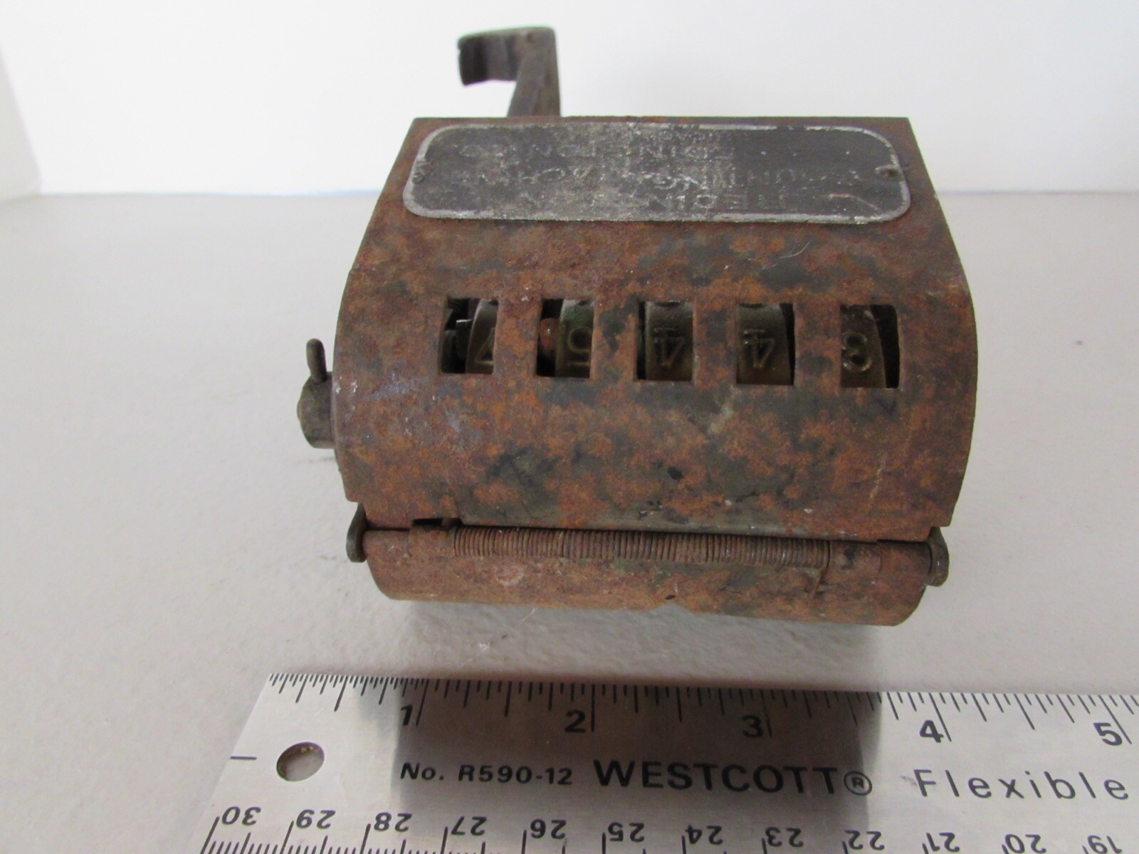 Vintage Redington Counting Machine 5 Register Hay Bale Counter | eBay