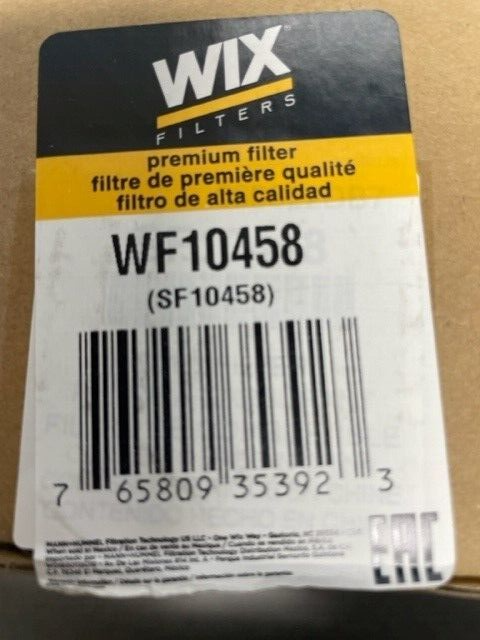 WIX FUEL FILTER, PART #WF10458 | eBay