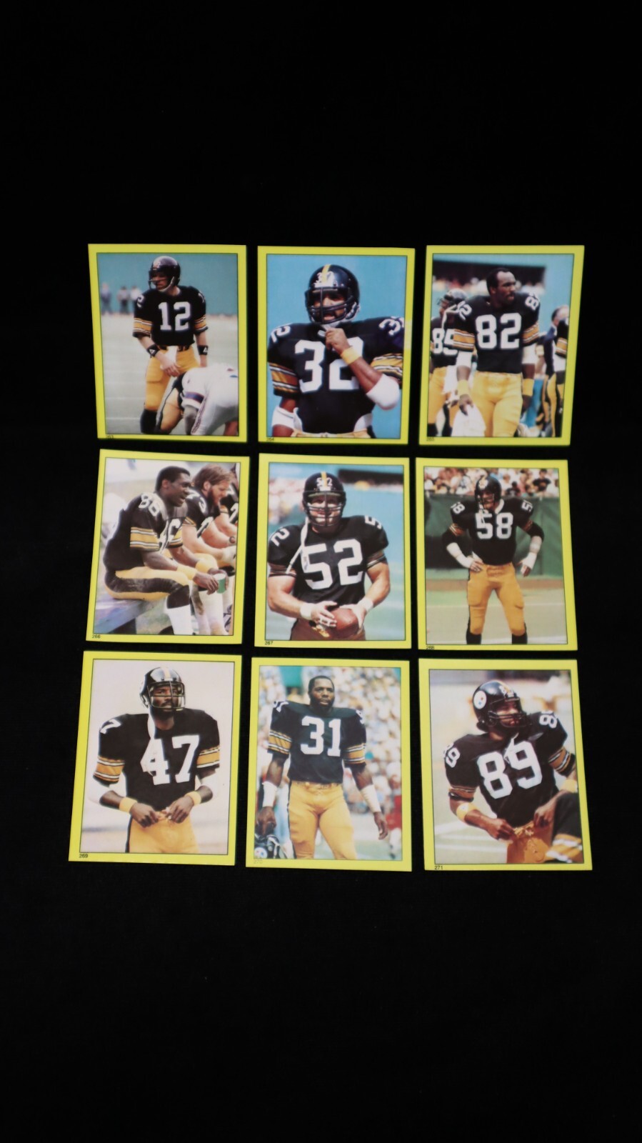 1982 Pittsburgh Steelers Topps Yellow Sticker Set | eBay