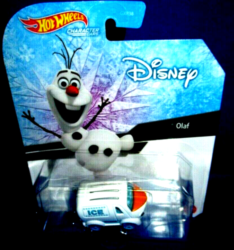 DISNEY PRINCESS FROZEN OLAF HOT WHEELS COLLECTOR CHARACTER CARS , NEW ...